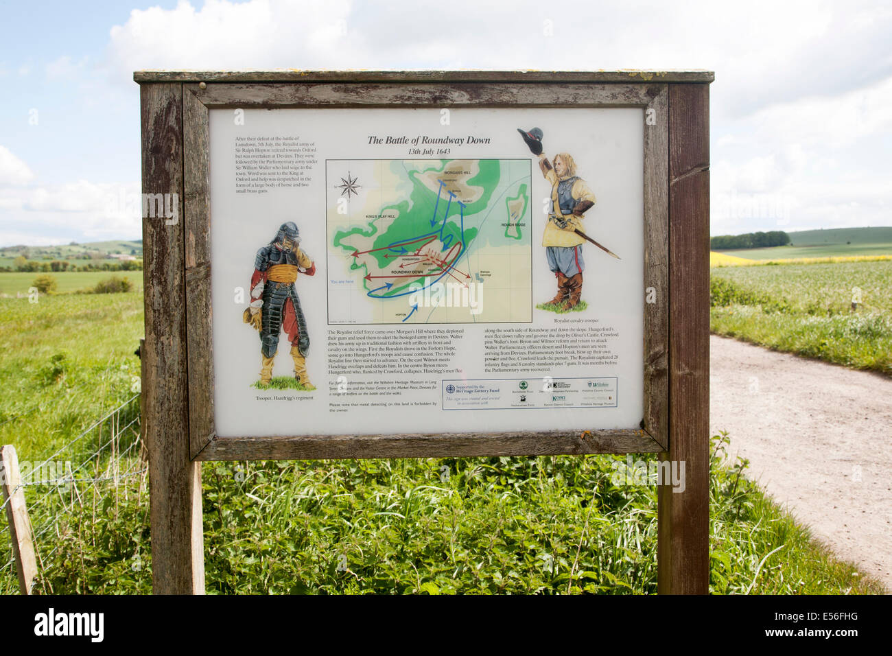 Battle of roundway down hi-res stock photography and images - Alamy
