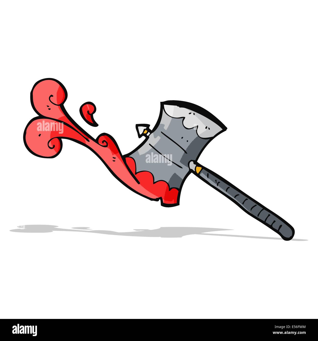 cartoon double sided axe Stock Vector Image & Art - Alamy