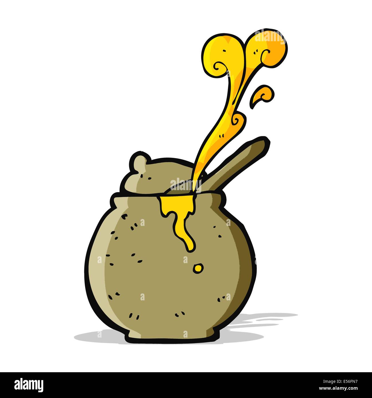 cartoon honey pot Stock Vector Image & Art - Alamy