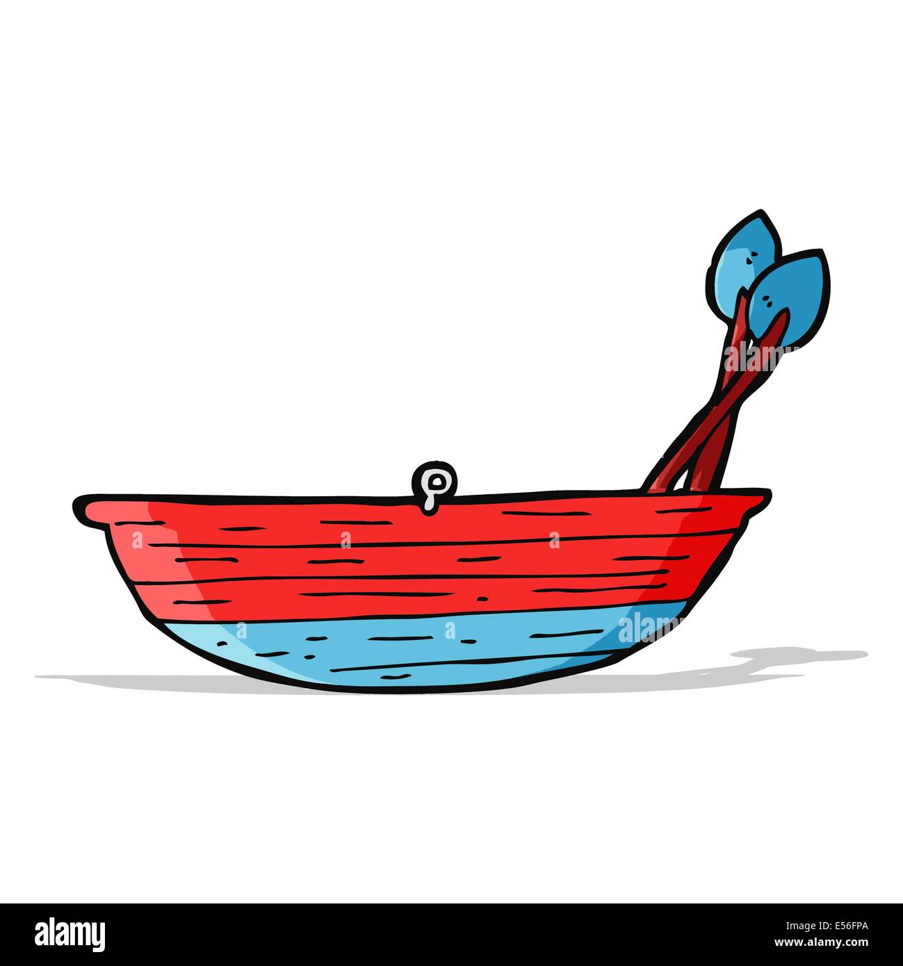 Traditional row boat Cut Out Stock Images & Pictures - Alamy