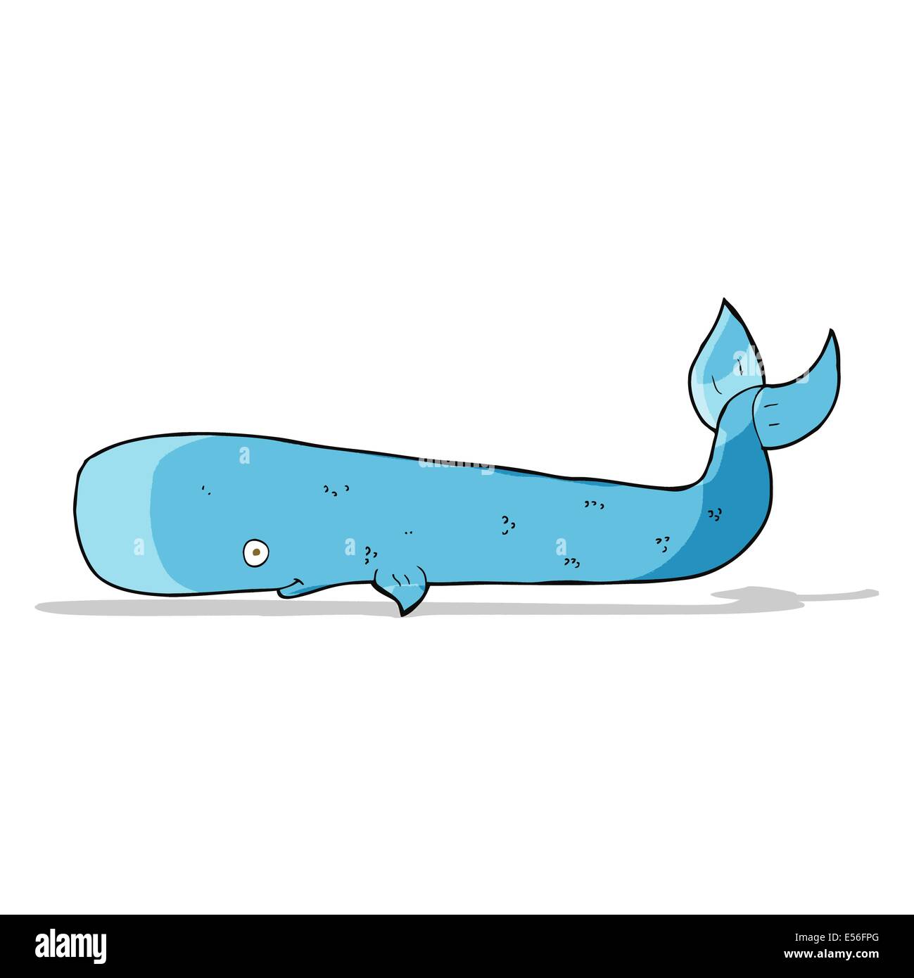 Cheerful cartoon whale vector vectors Cut Out Stock Images & Pictures ...