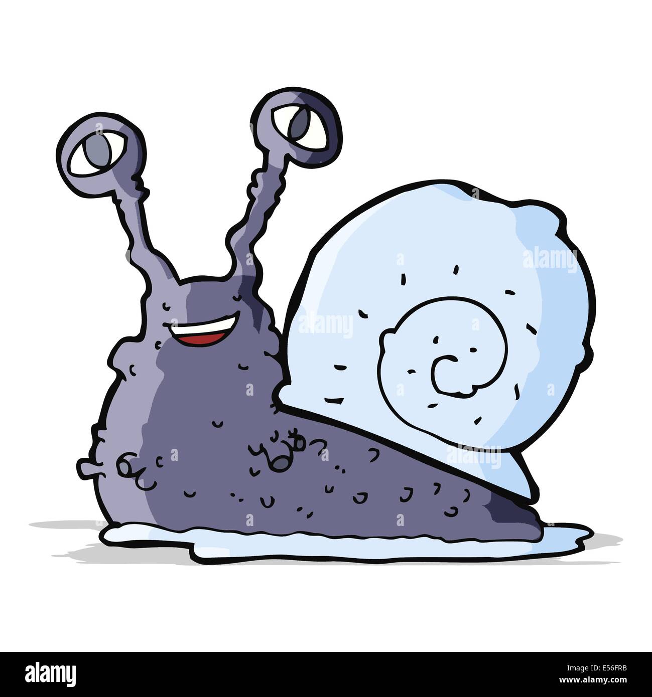 Cartoon gross slug Cut Out Stock Images & Pictures - Alamy