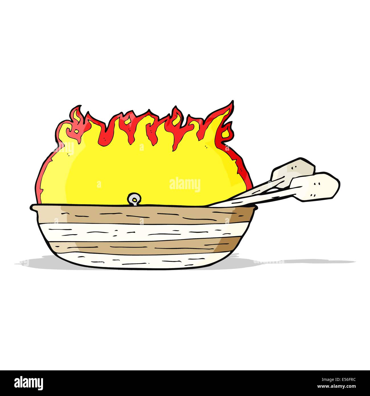 cartoon burning boat Stock Vector Image & Art - Alamy