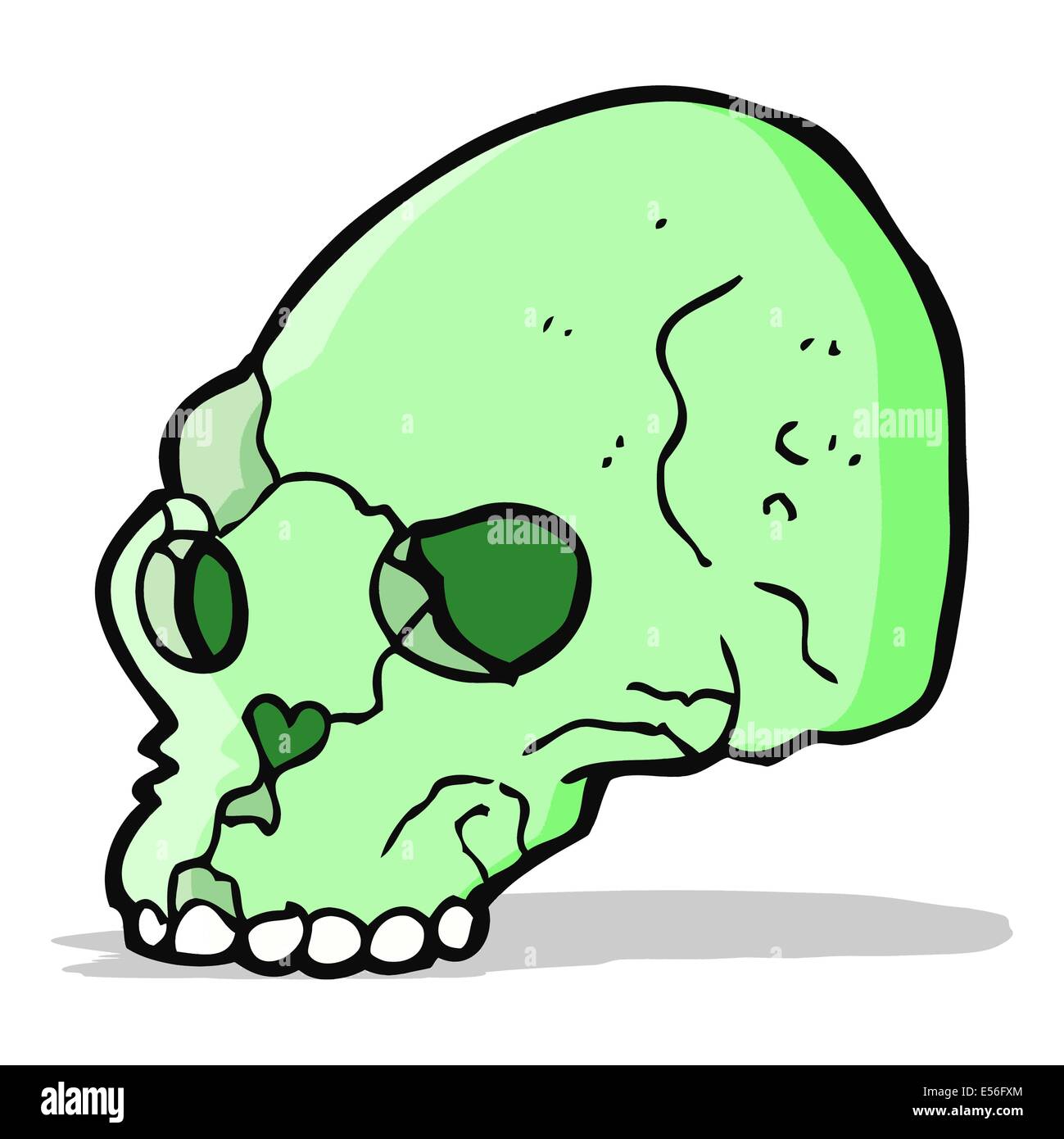 cartoon spooky skull Stock Vector Image & Art - Alamy