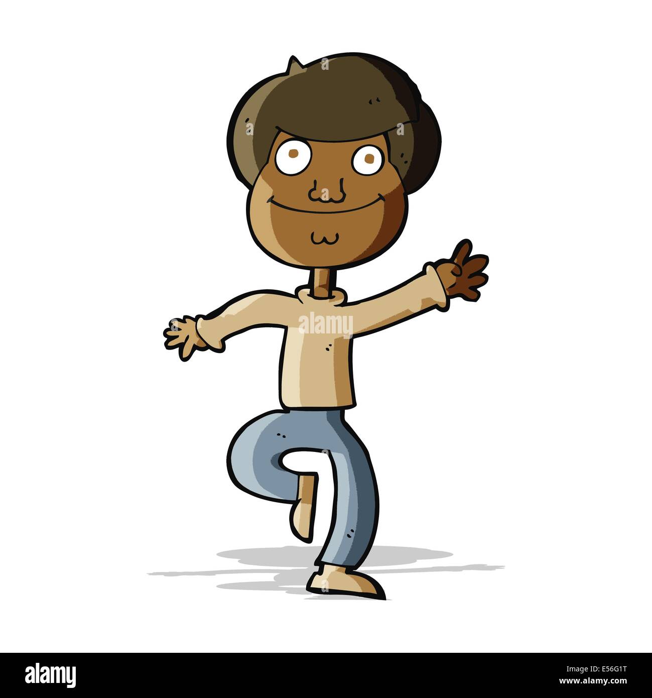 Cartoon Dancing Man Stock Vector Image And Art Alamy 8138