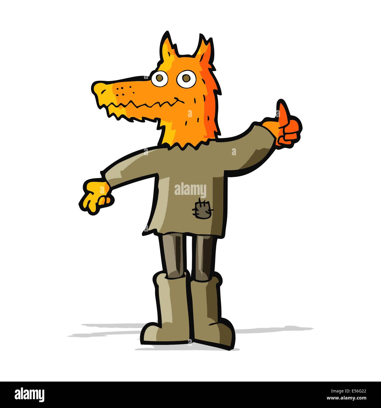 cartoon fox man Stock Vector Image & Art - Alamy