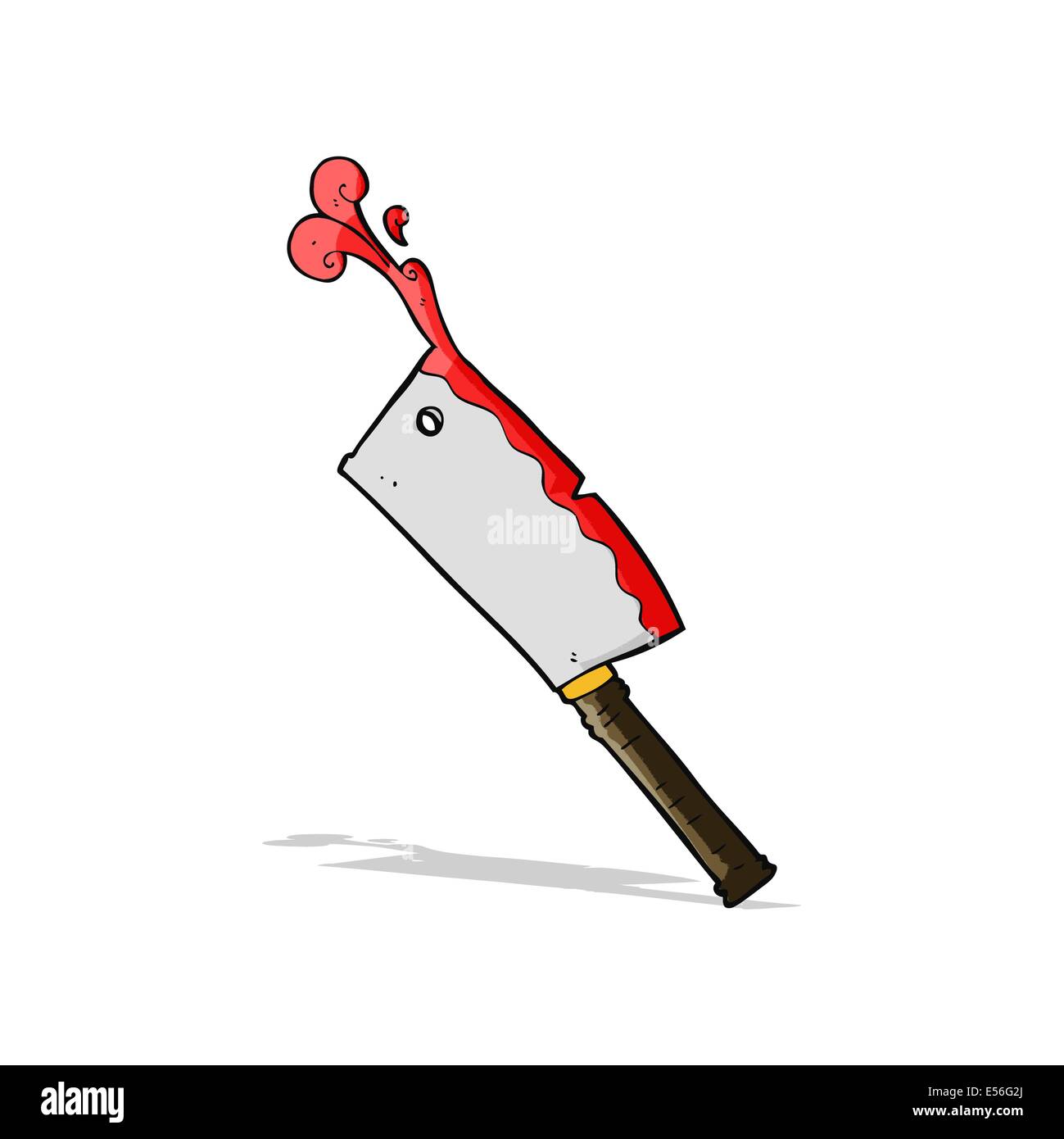 Cartoon meat cleaver Stock Vector Images - Alamy