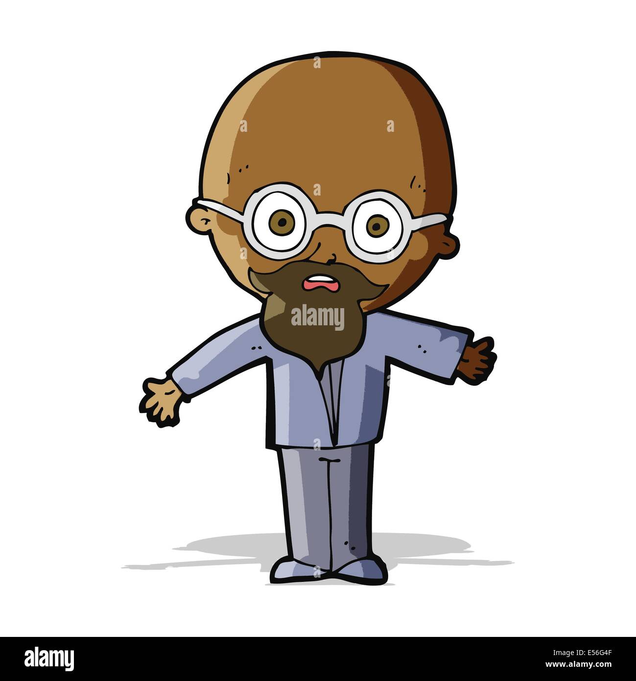 cartoon genius scientist Stock Vector Image & Art - Alamy