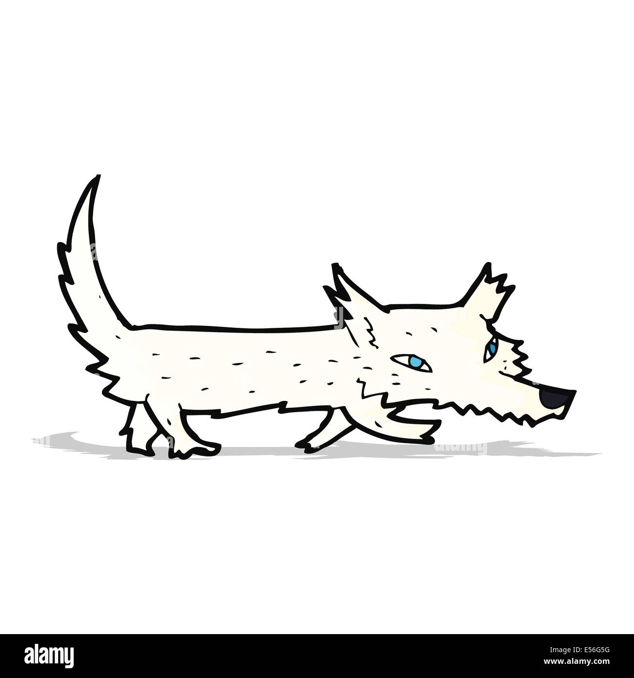 cartoon little wolf Stock Vector Image & Art - Alamy