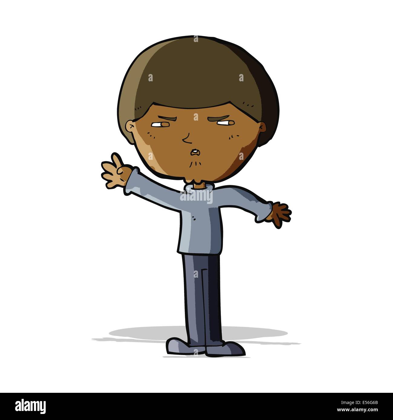 cartoon mean man Stock Vector Image & Art - Alamy