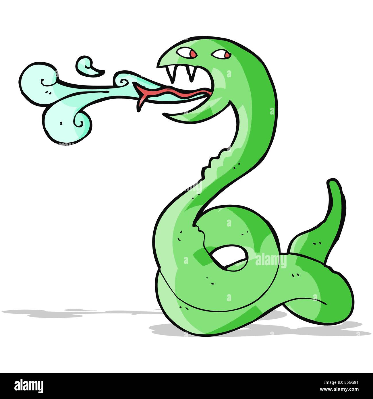 cartoon hissing snake Stock Vector Image & Art - Alamy