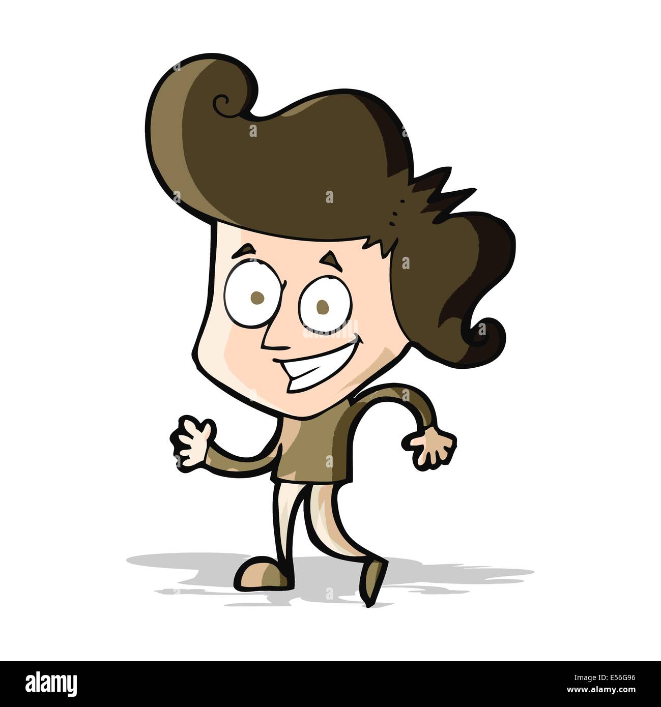 cartoon grinning man Stock Vector Image & Art - Alamy