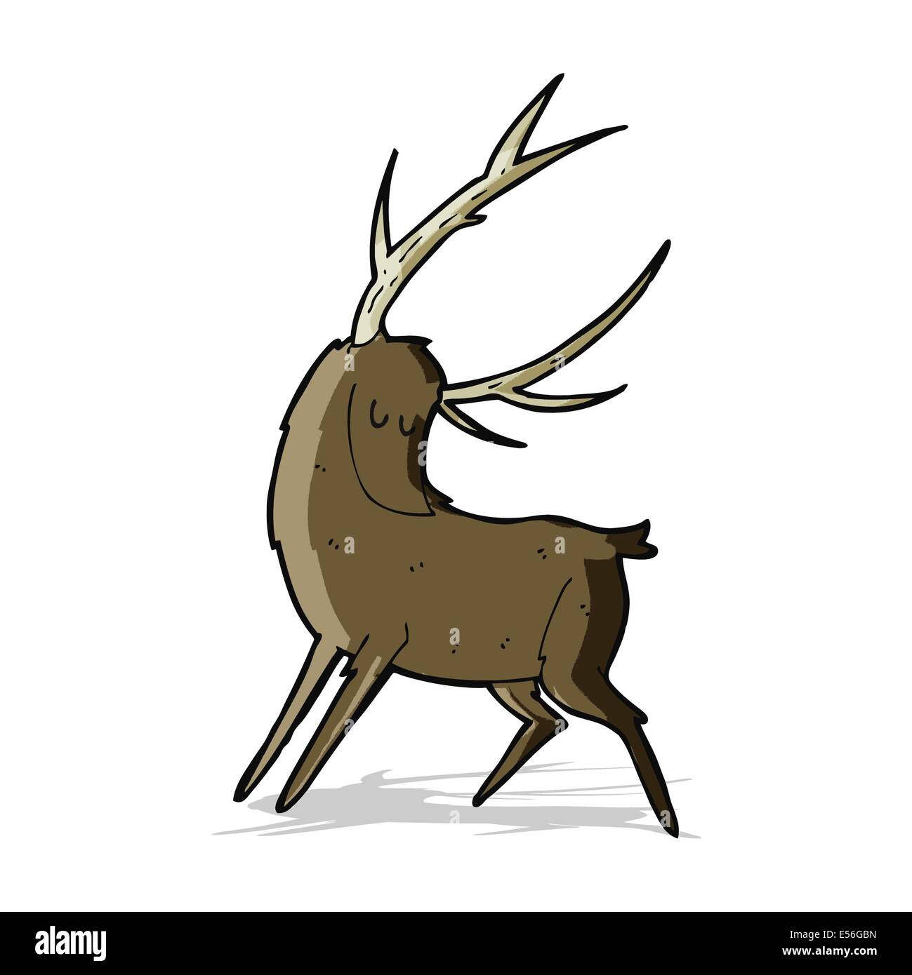 Cartoon stag Cut Out Stock Images & Pictures - Alamy