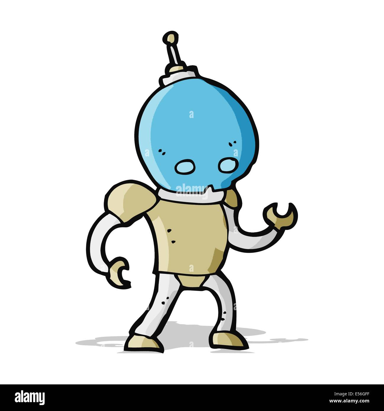 cartoon alien robot Stock Vector Image & Art - Alamy