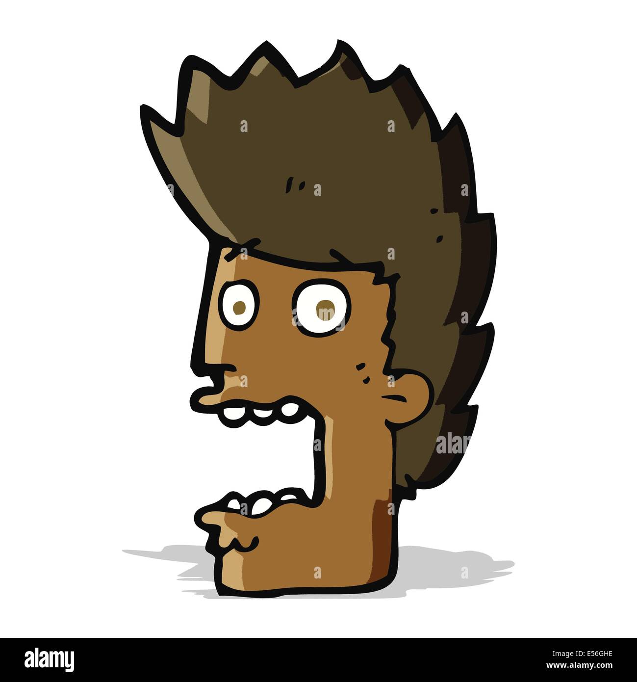 cartoon terrified man Stock Vector Image & Art - Alamy