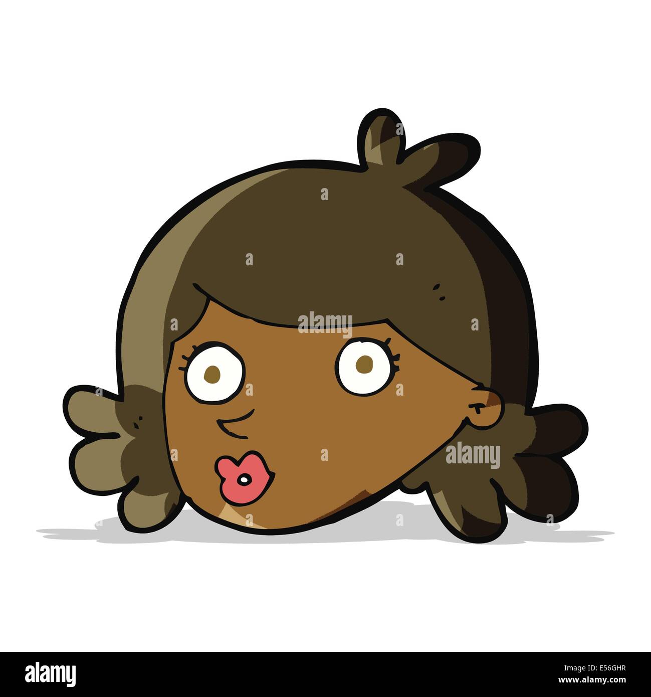 cartoon pretty face Stock Vector Image & Art - Alamy