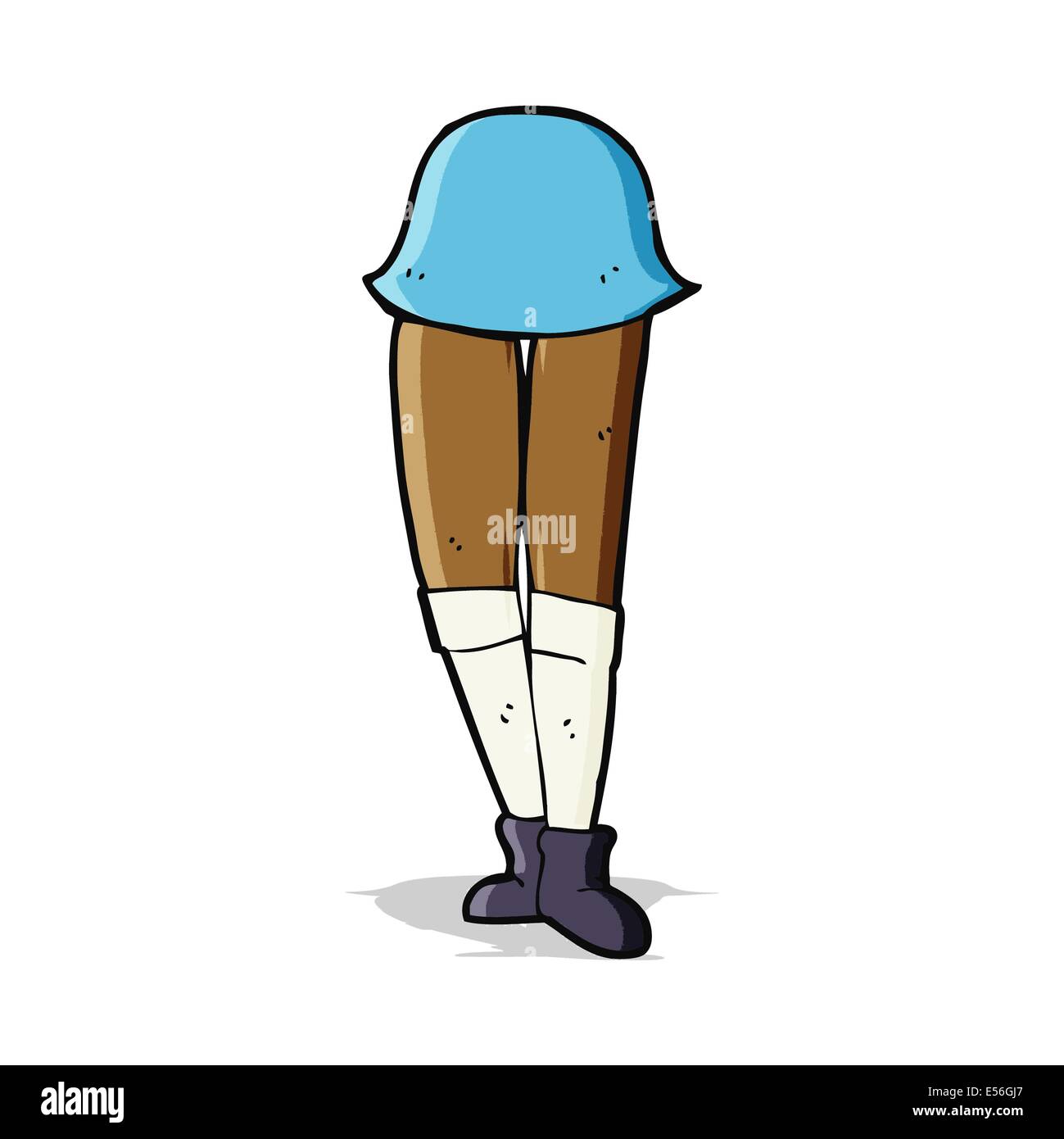 cartoon female legs Stock Vector Image & Art - Alamy
