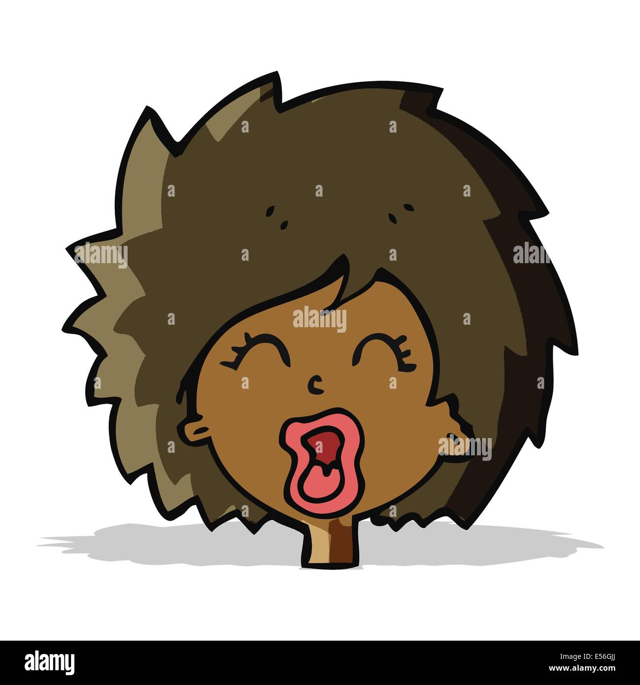 cartoon woman screaming Stock Vector Image & Art - Alamy