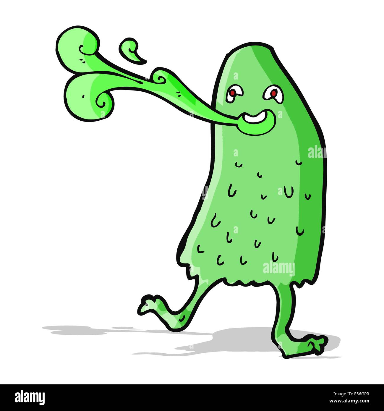 cartoon funny slime monster Stock Vector Image & Art - Alamy