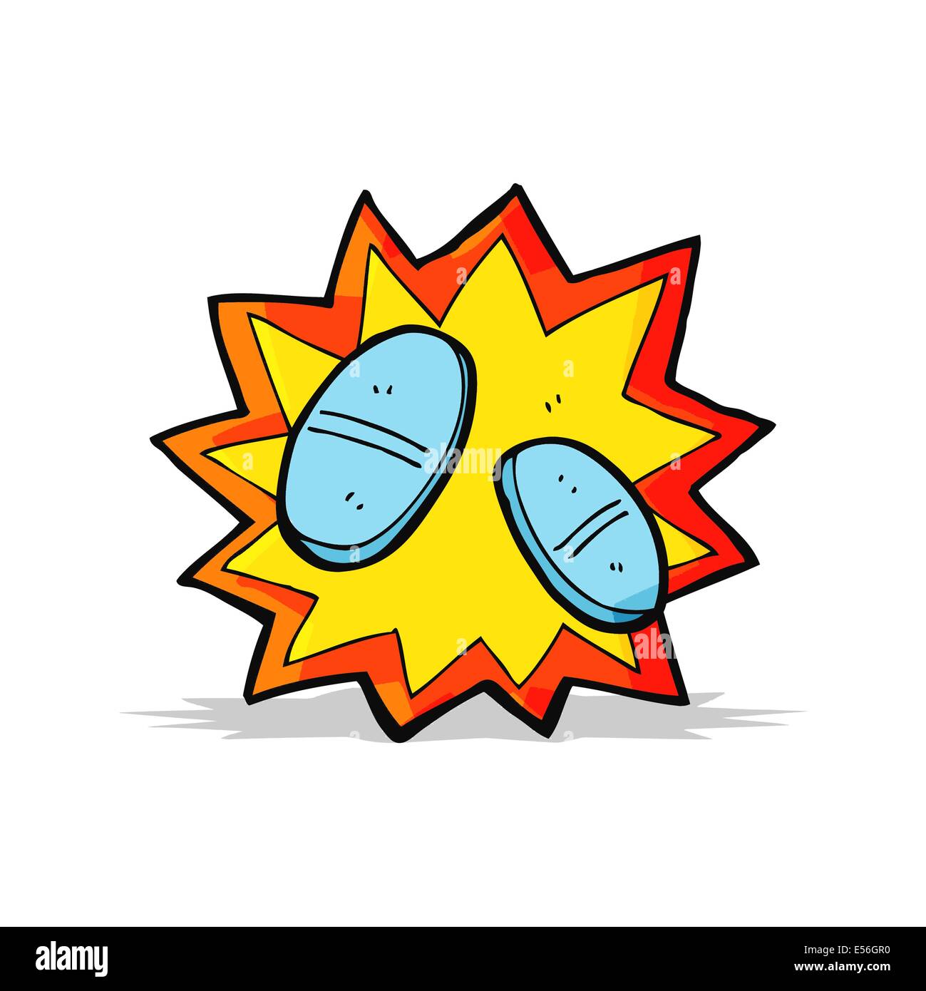 Cartoon painkillers hi-res stock photography and images - Alamy