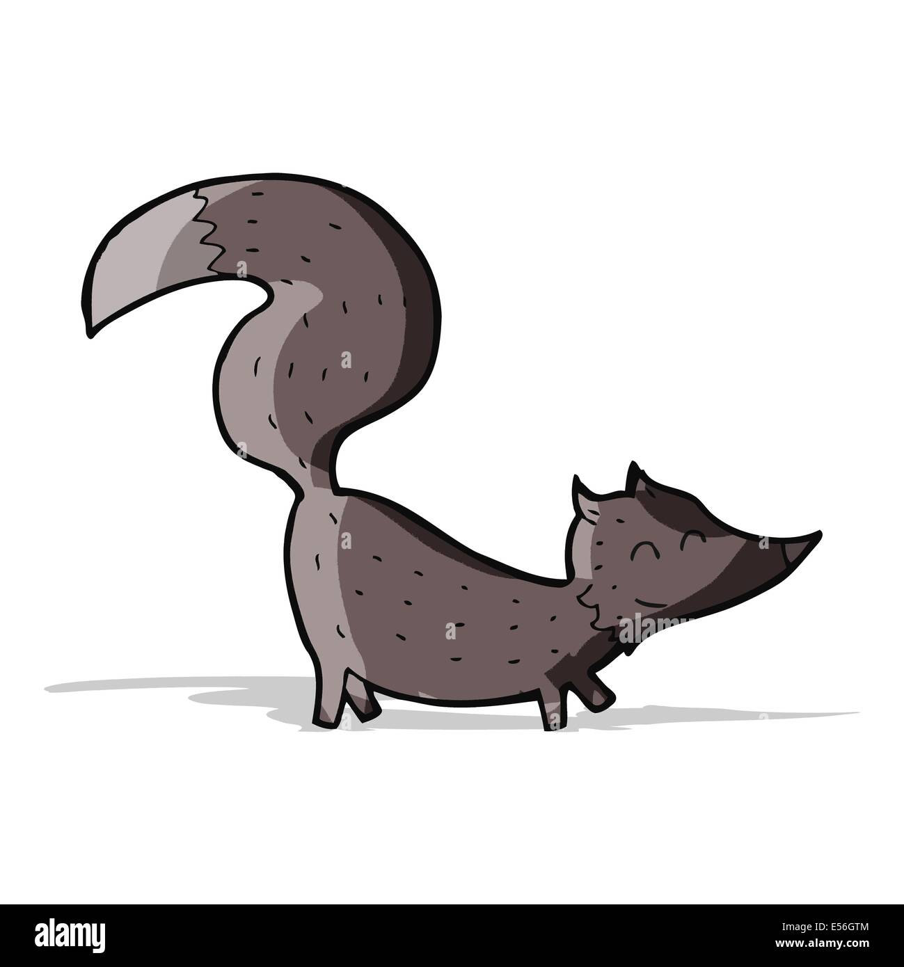 cartoon little wolf cub Stock Vector Image & Art - Alamy