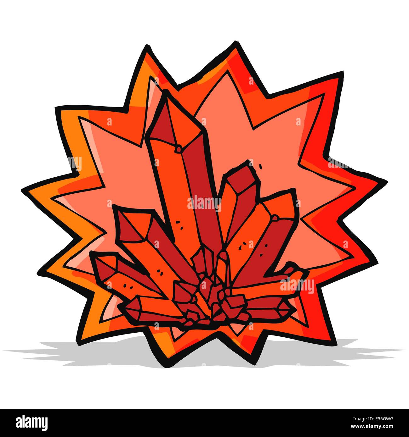 Cartoon crystals Cut Out Stock Images & Pictures - Alamy