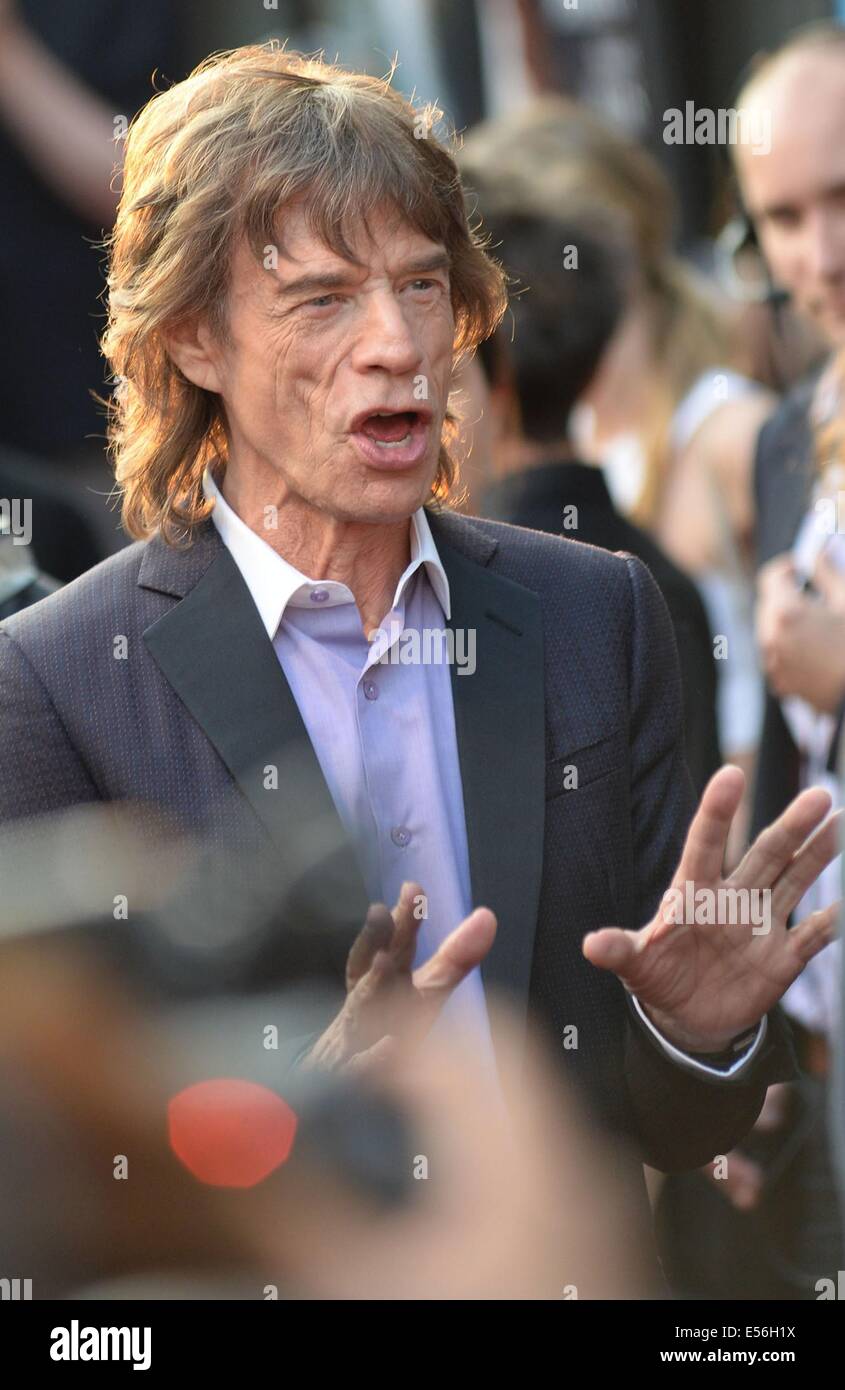 New York, USA. 21st July, 2014. Mick Jagger at arrivals for GET ON UP ...