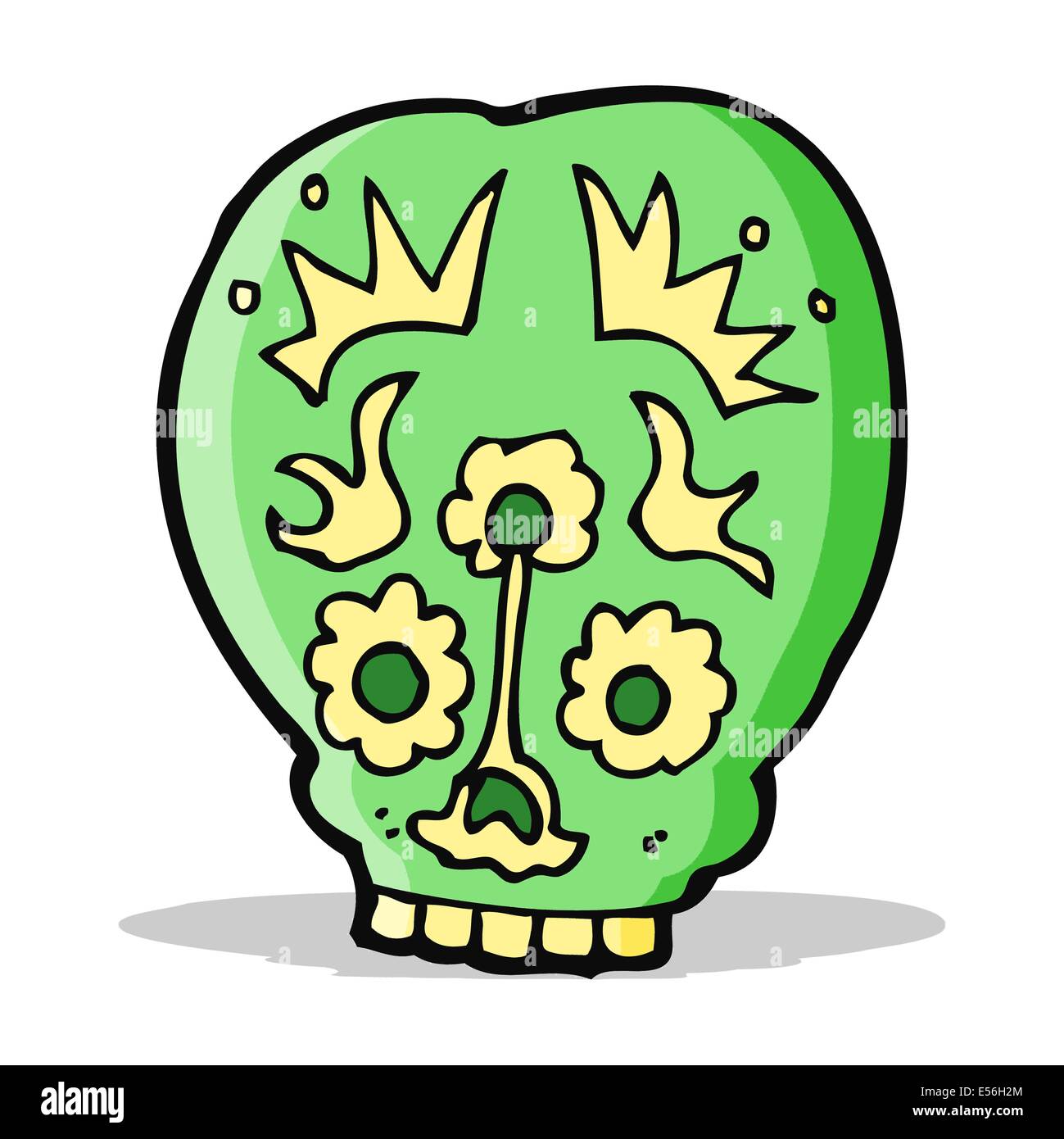 Cartoon Sugar Skull Stock Vector Image And Art Alamy