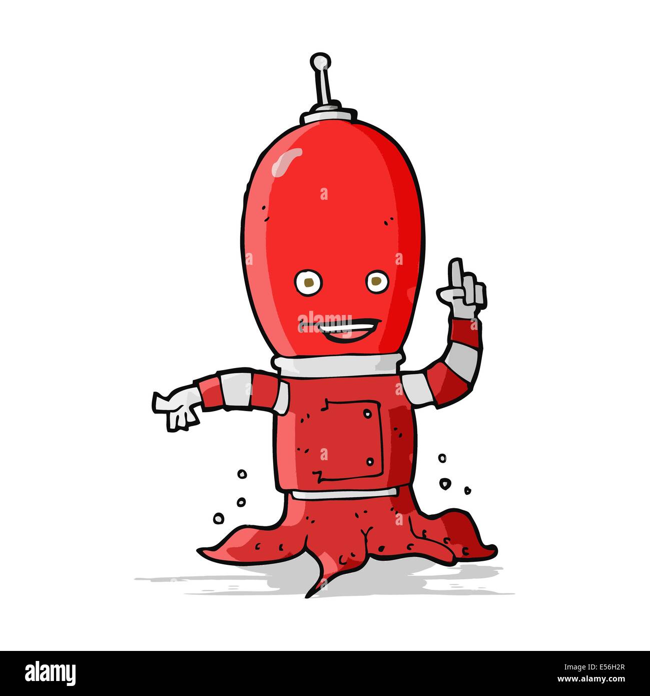 Cartoon alien spaceman Stock Vector Images - Alamy