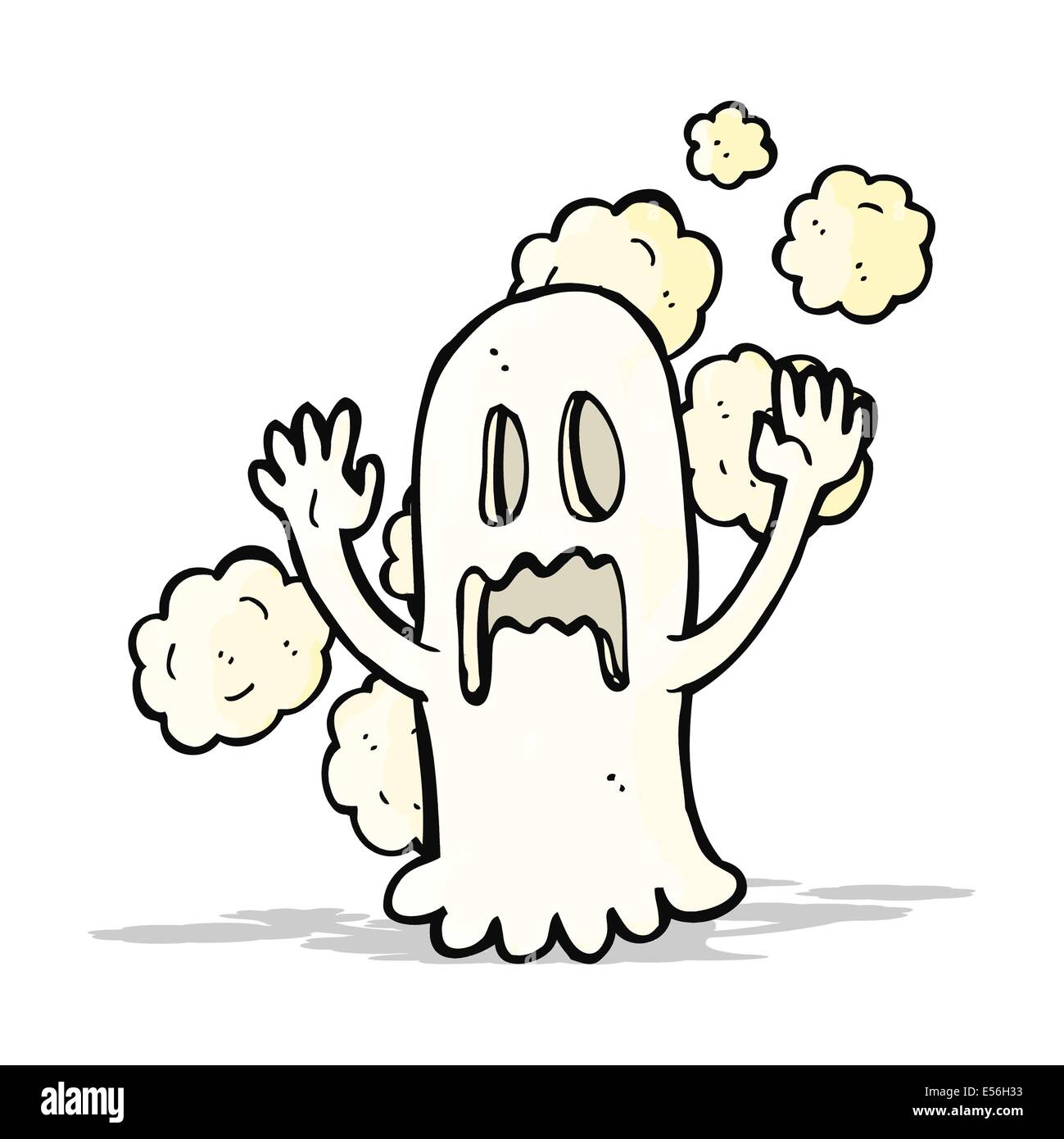 cartoon spooky ghost Stock Vector Image & Art - Alamy