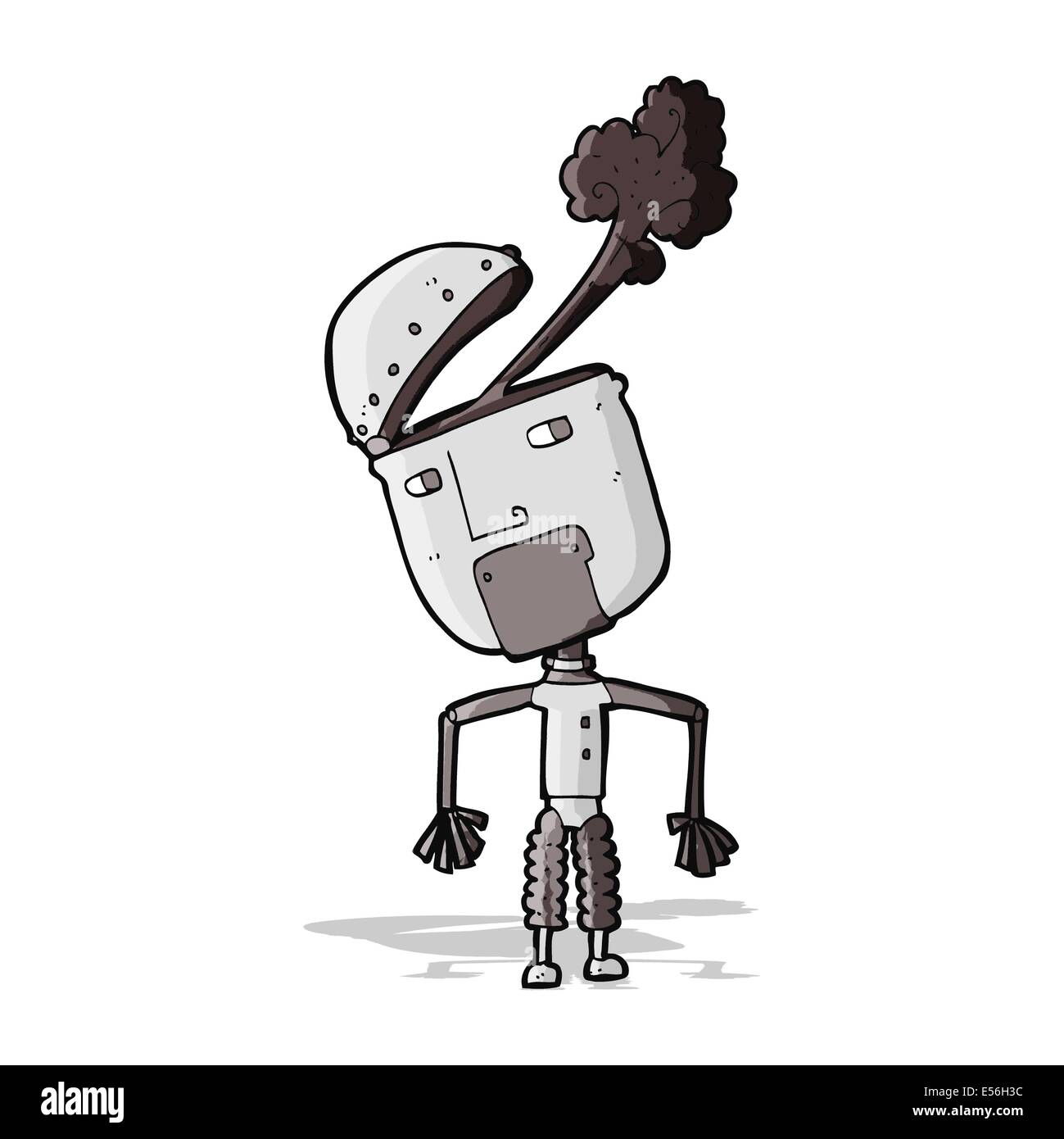 cartoon funny robot Stock Vector Image & Art - Alamy