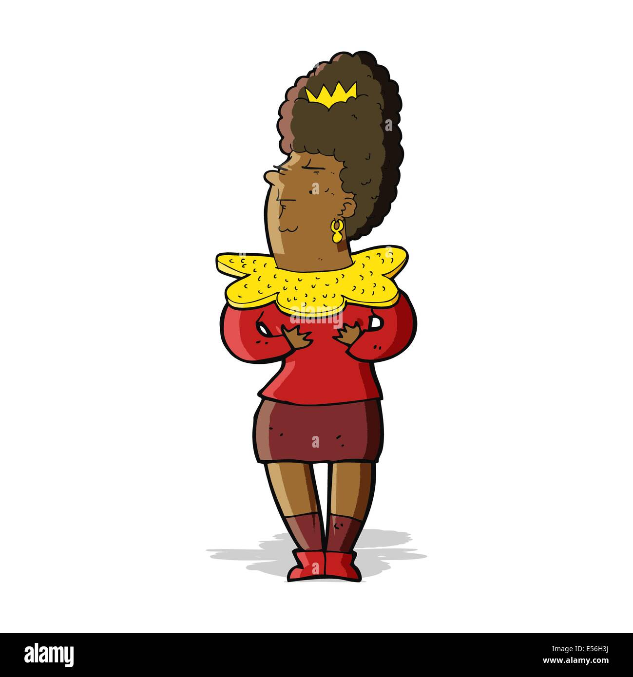 cartoon aristocratic woman Stock Vector Image & Art - Alamy