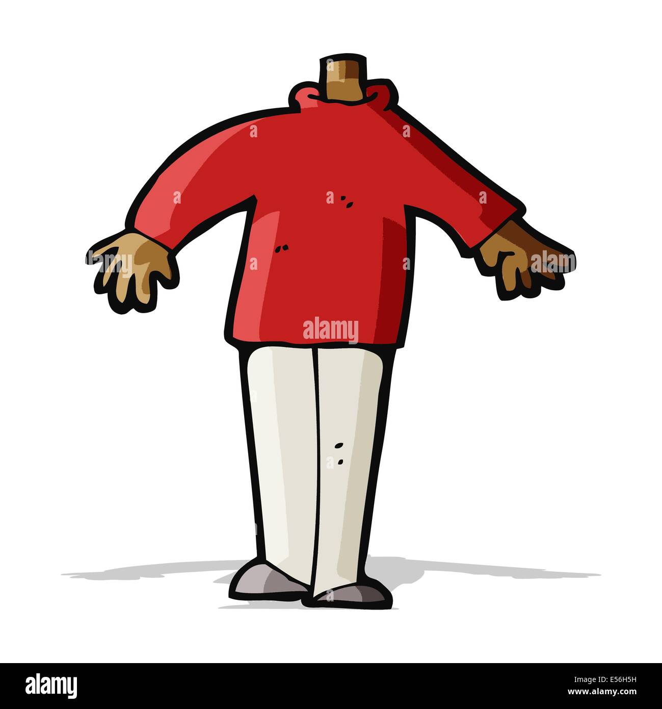 cartoon male body (mix and match cartoons or add own photos Stock ...