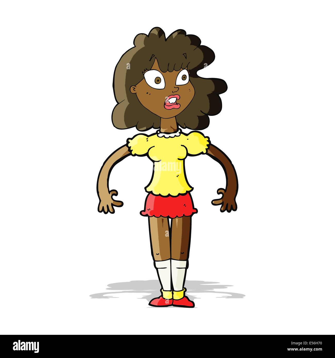 Cartoon shocked expression hi-res stock photography and images - Alamy