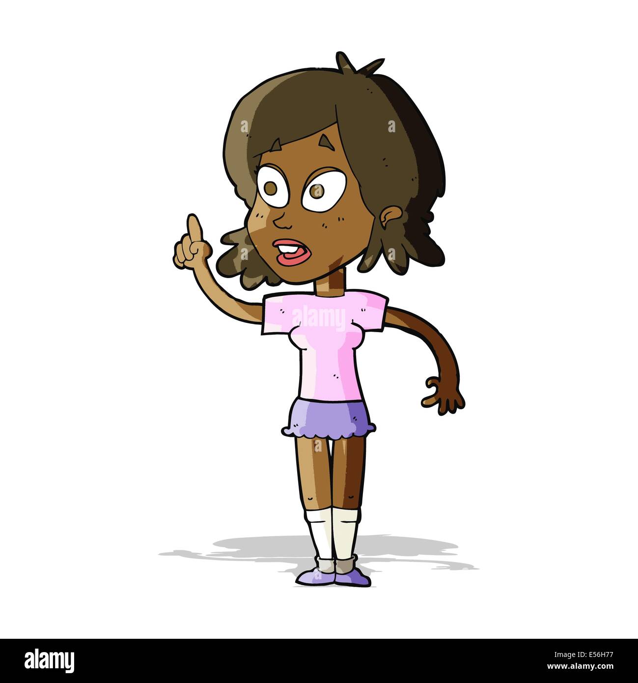 cartoon woman asking question Stock Vector Image & Art - Alamy