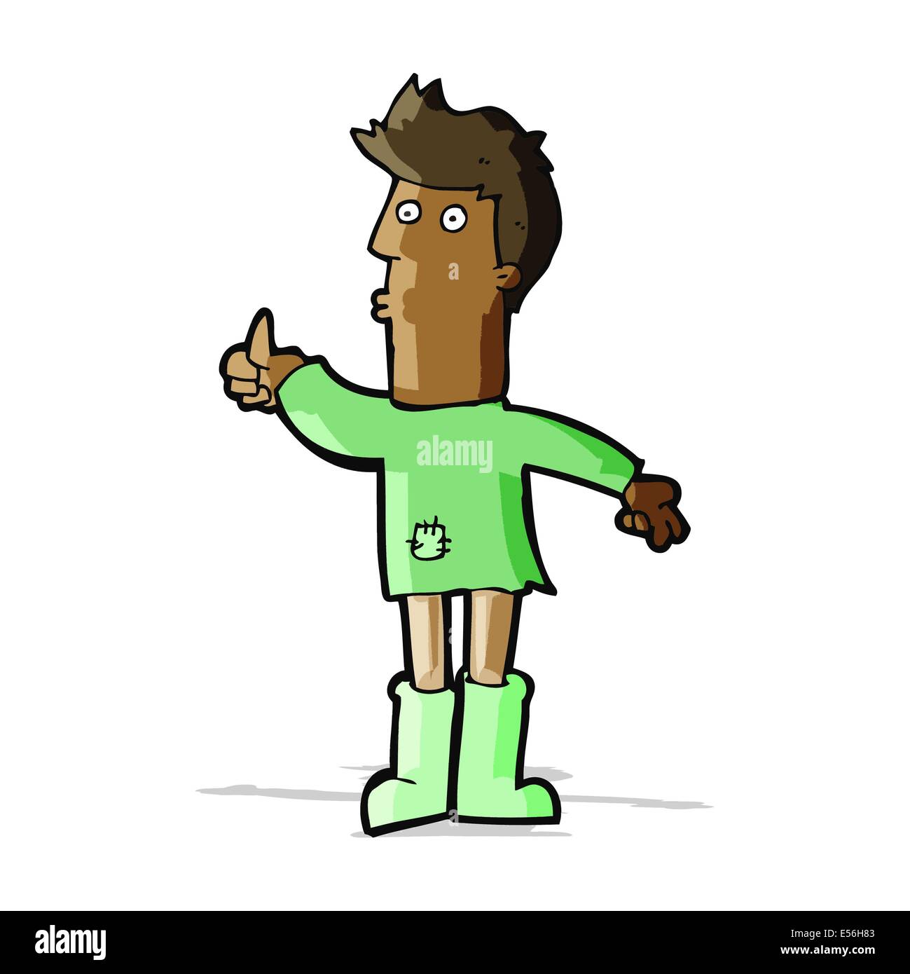 cartoon poor man Stock Vector Image & Art - Alamy