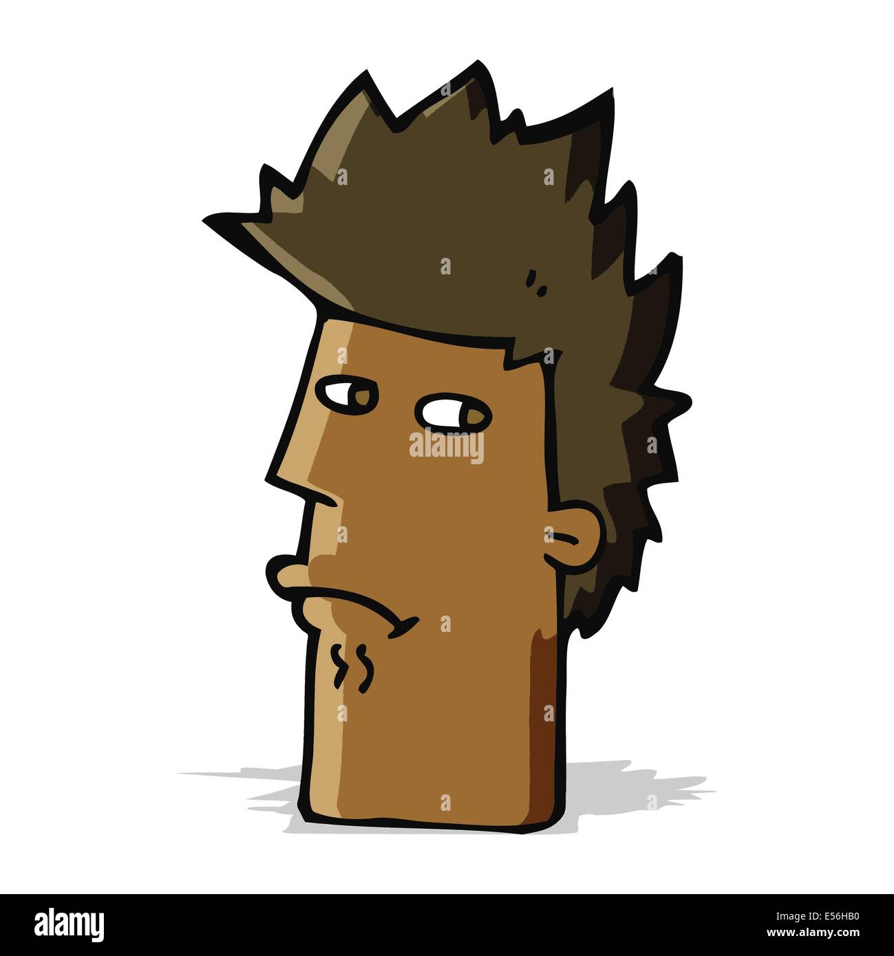 cartoon nervous expression Stock Vector Image & Art - Alamy