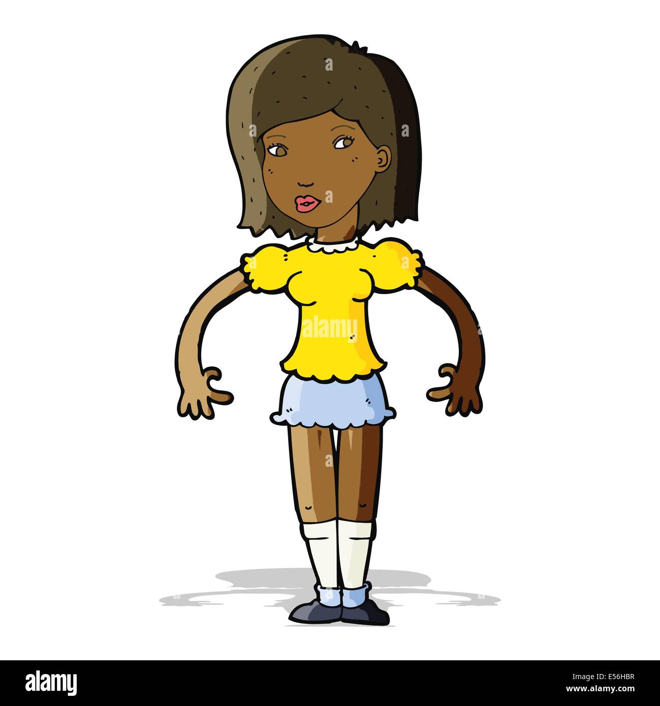 Looking nervous Stock Vector Images - Alamy