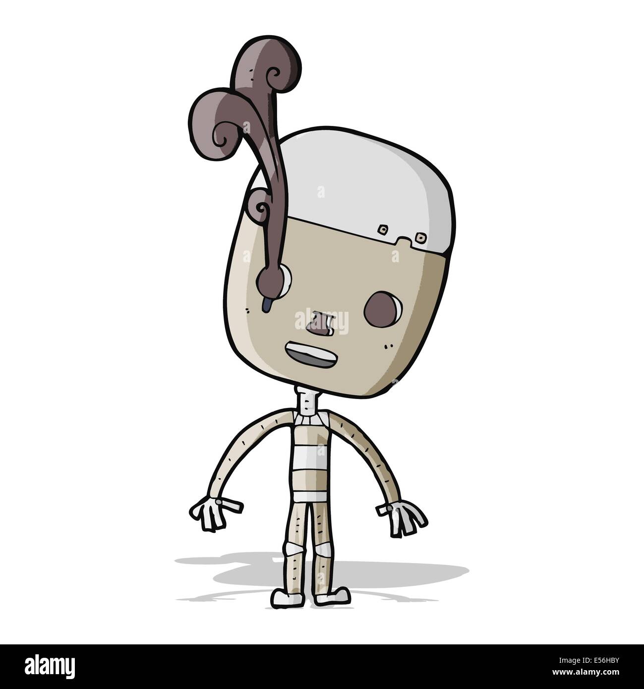 cartoon sad robot Stock Vector Image & Art - Alamy