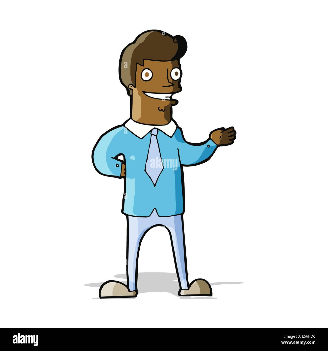 Traditional salesman Stock Vector Images - Alamy