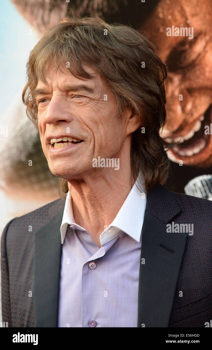 New York, USA. 21st July, 2014. Mick Jagger at arrivals for GET ON UP ...