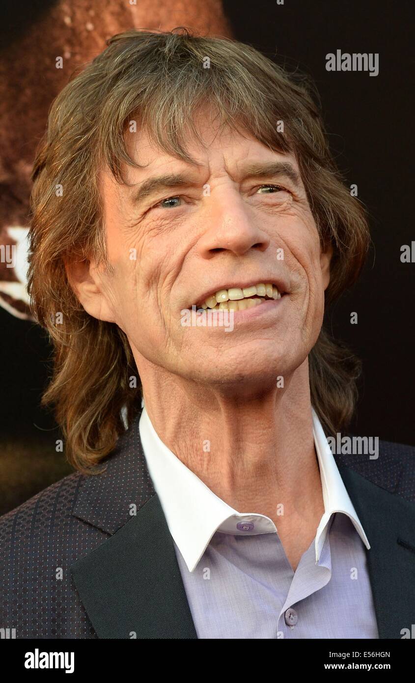 New York, USA. 21st July, 2014. Mick Jagger at arrivals for GET ON UP ...