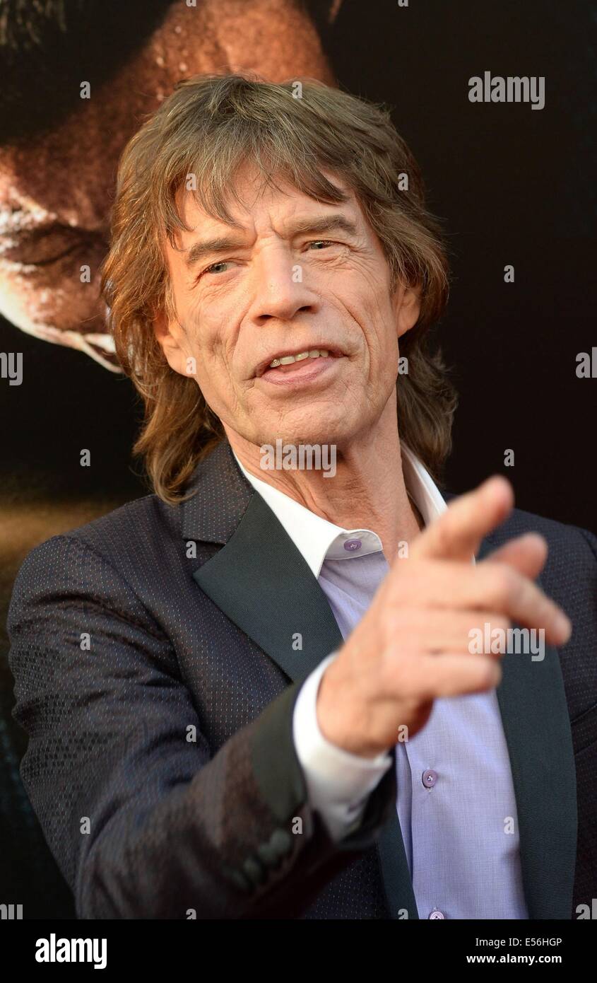 New York, USA. 21st July, 2014. Mick Jagger at arrivals for GET ON UP ...