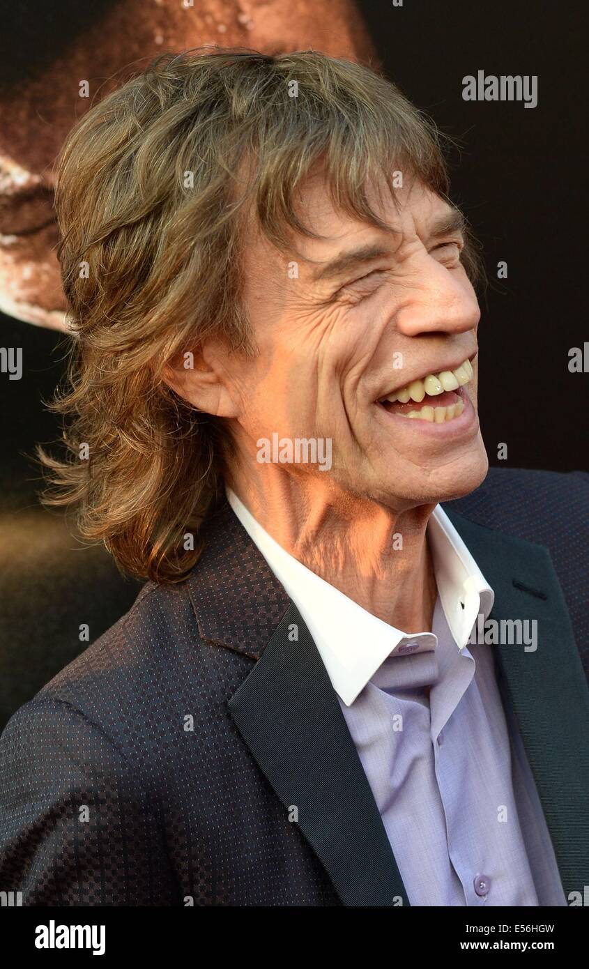 New York, USA. 21st July, 2014. Mick Jagger at arrivals for GET ON UP ...