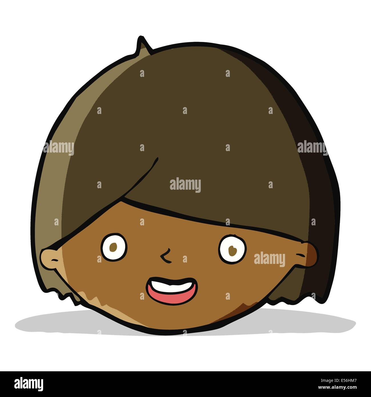 cartoon happy face Stock Vector Image & Art - Alamy