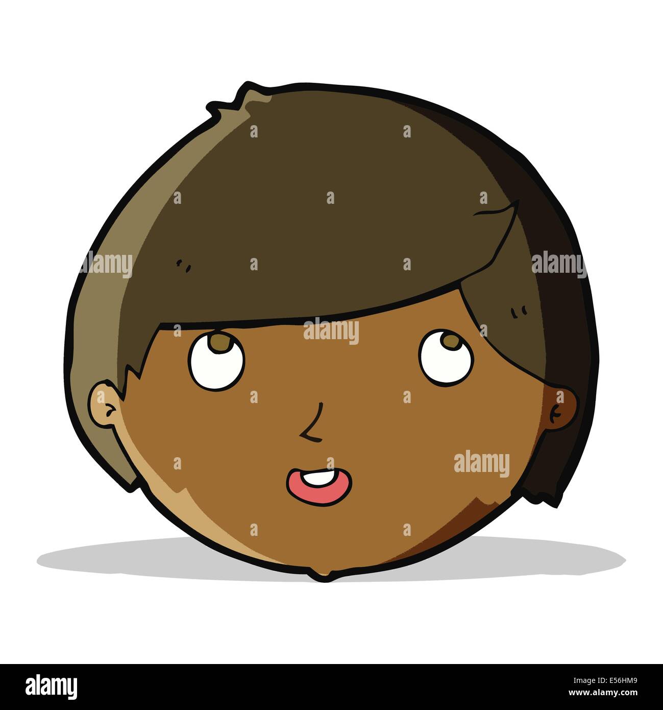 cartoon happy face Stock Vector Image & Art - Alamy