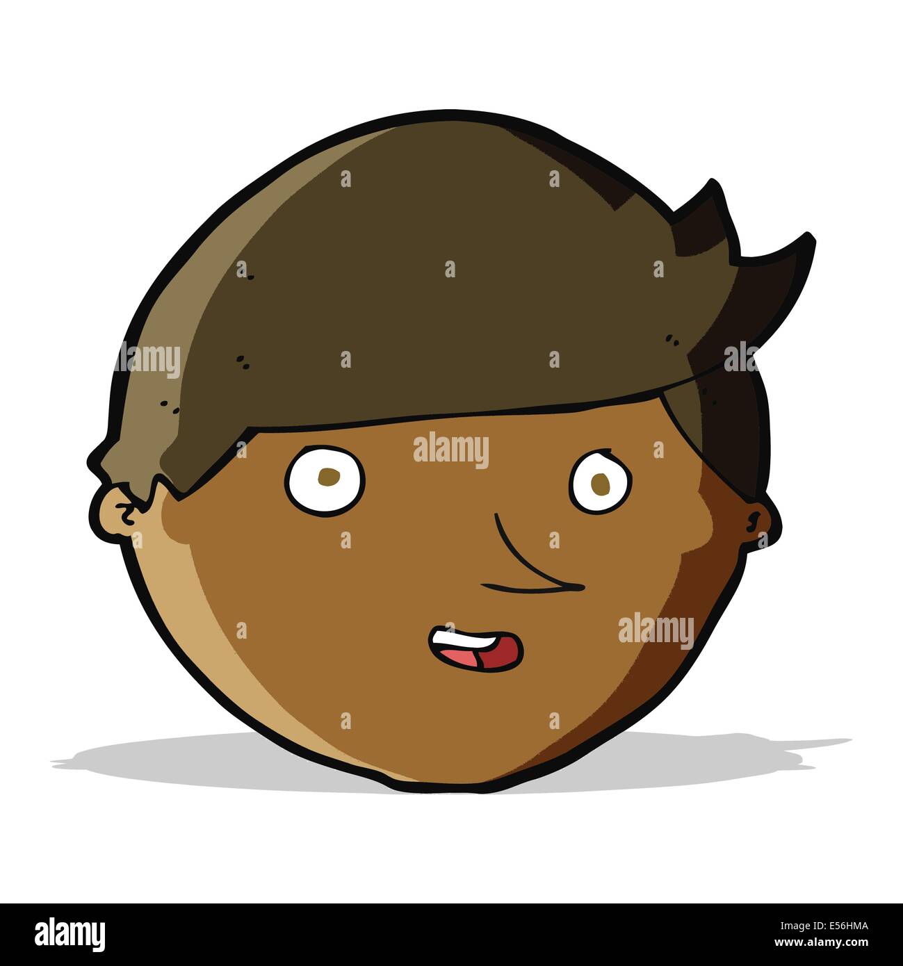 cartoon happy face Stock Vector Image & Art - Alamy