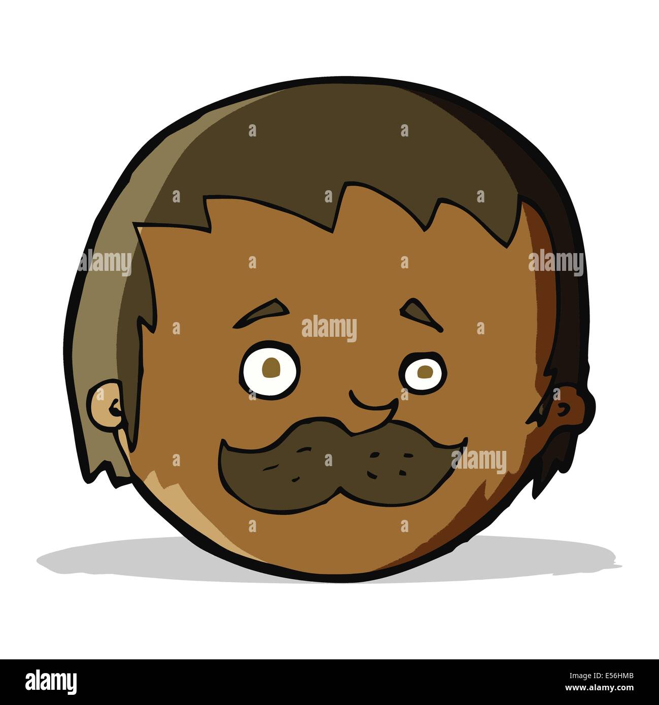 cartoon man with mustache Stock Vector Image & Art - Alamy
