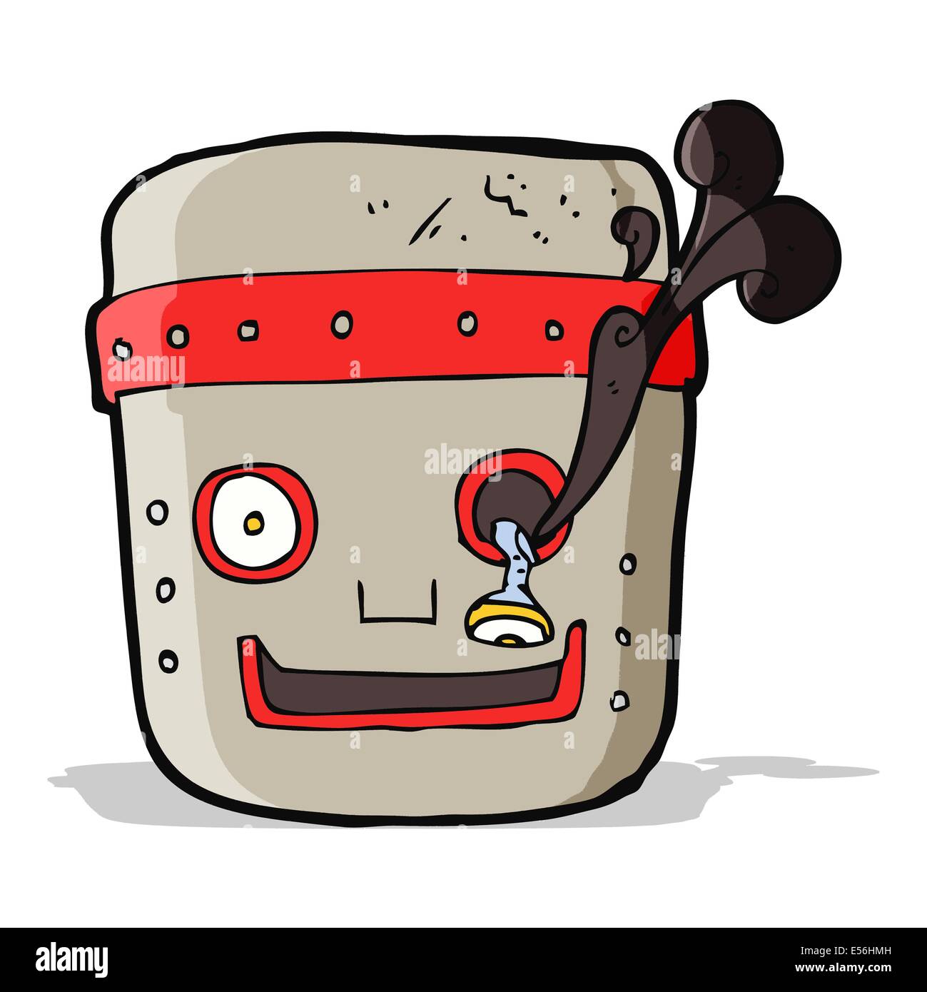 cartoon robot head Stock Vector Image & Art - Alamy