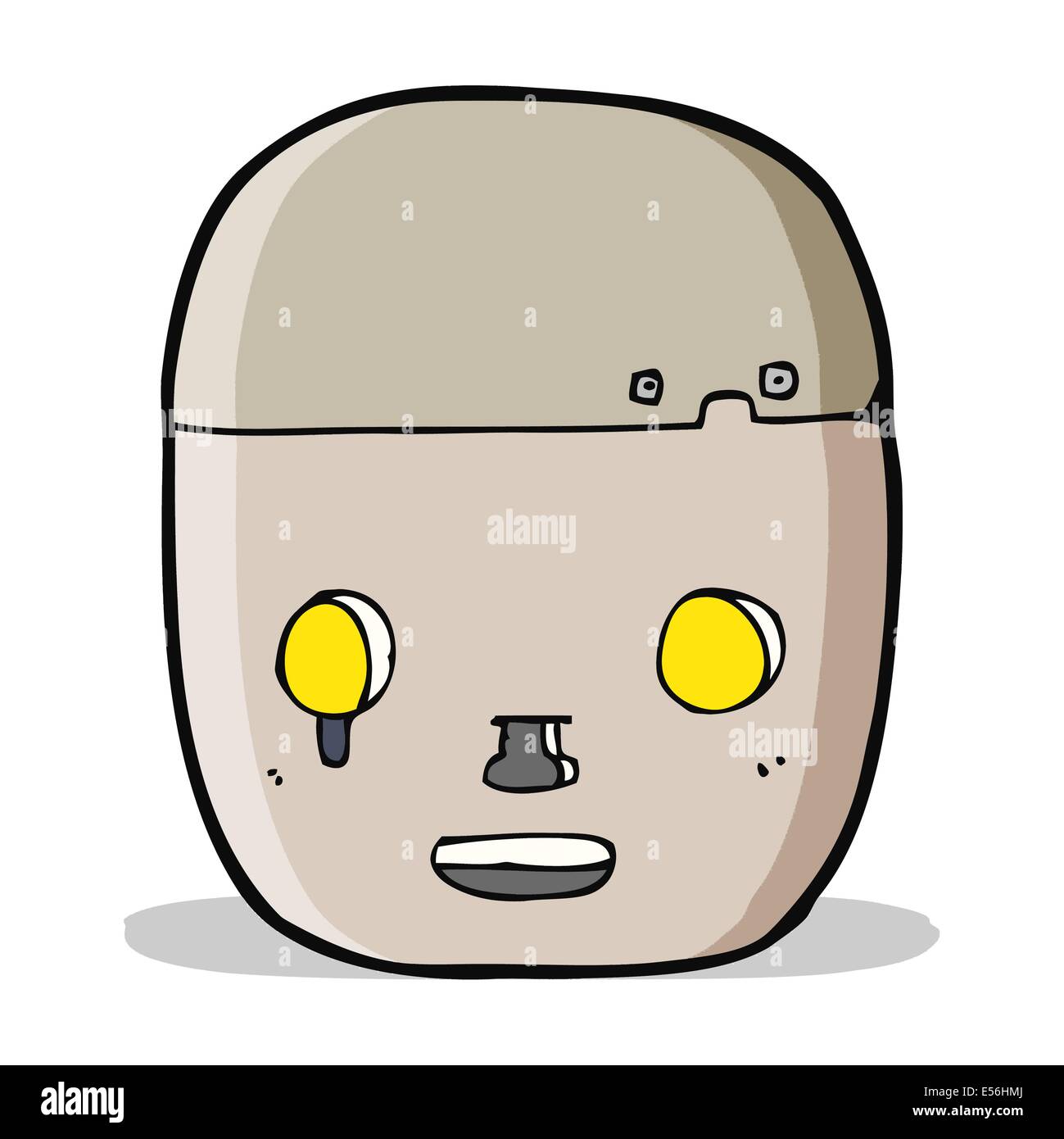 Cartoon Robot Head Stock Vector Image And Art Alamy